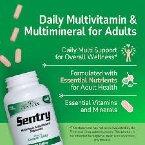 Sentry Adults Multivitamin & Multimineral Supplement Tablets In ...